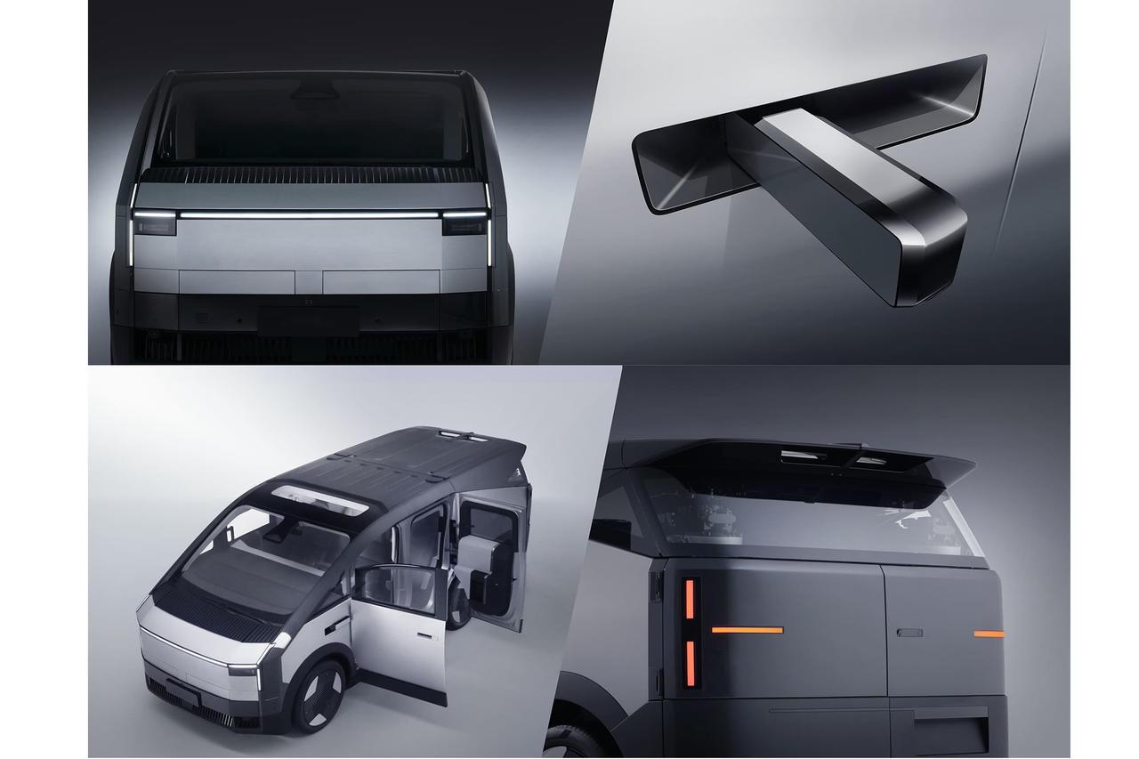 Photo 7 - Ce fourgon très spécial arbore des poignées rétractables, des ...