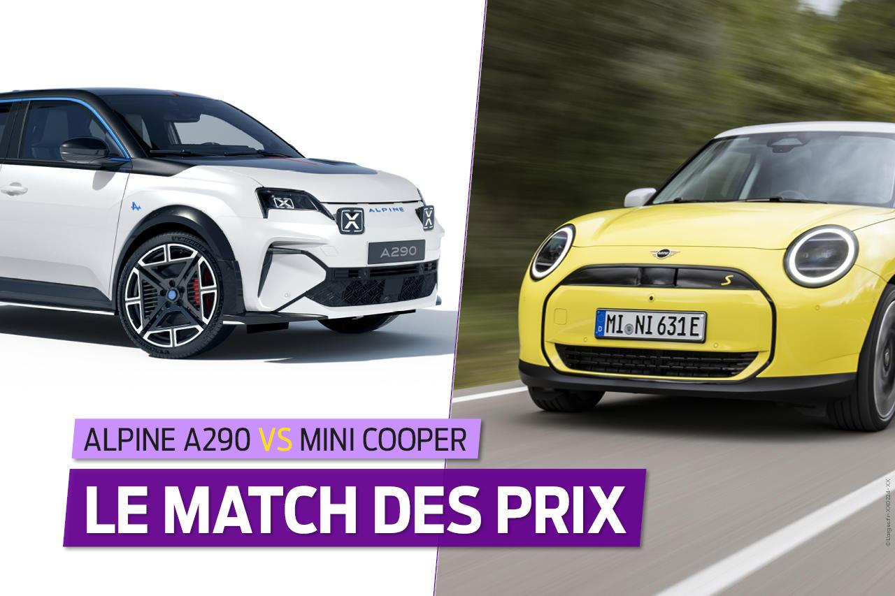 Diaporama et photos - Alpine A290 vs Mini Cooper électrique. Le match ...