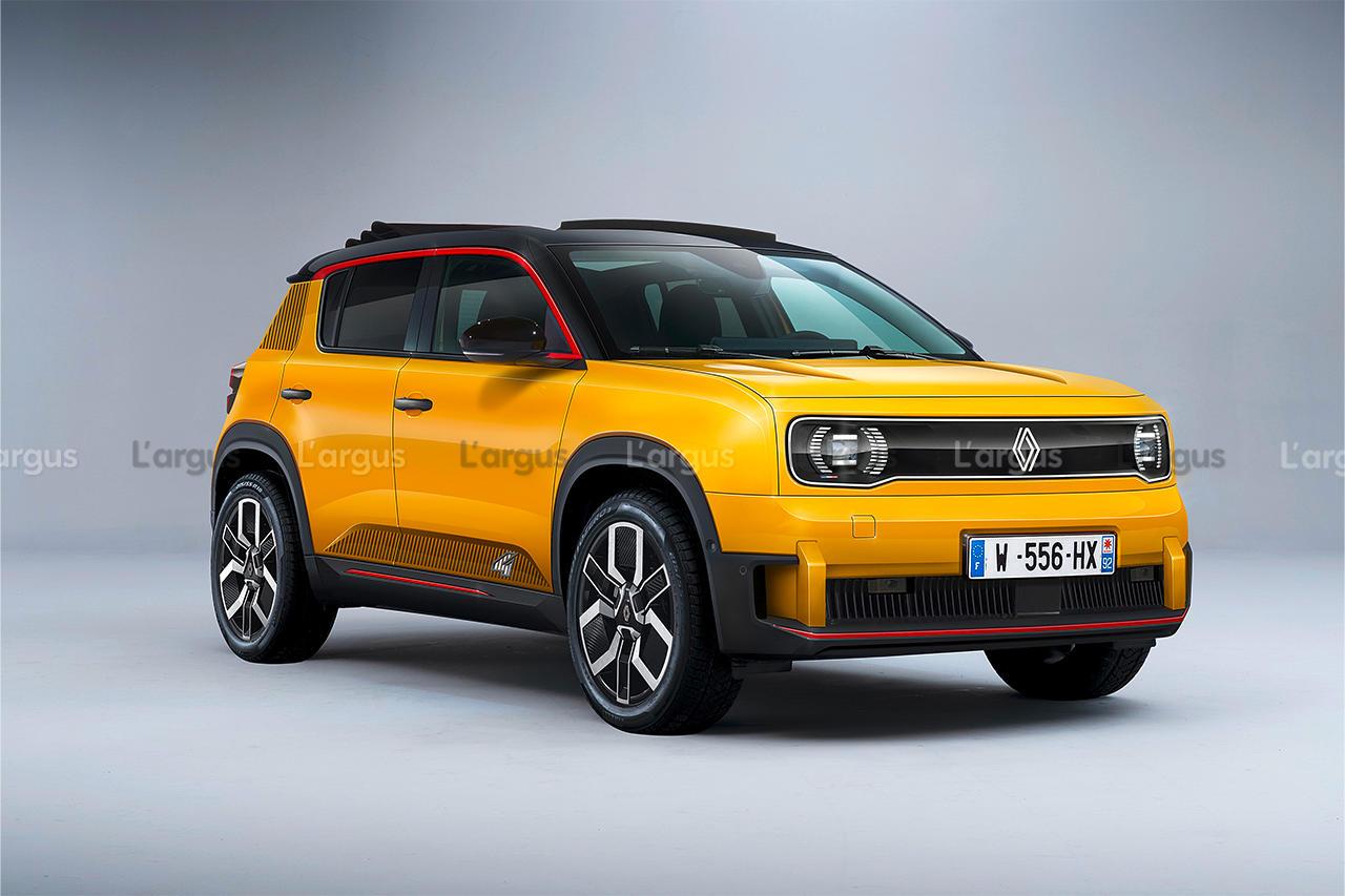 Photo 4 - Voici le design et les principales caractéristiques de la Renault 4 E-Tech avant son ...