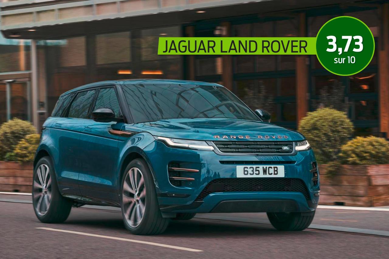 Photo 24 - JLR : 3,73/10 (+2,13) - Quels constructeurs livrent leurs voitures avec le plus (et ...