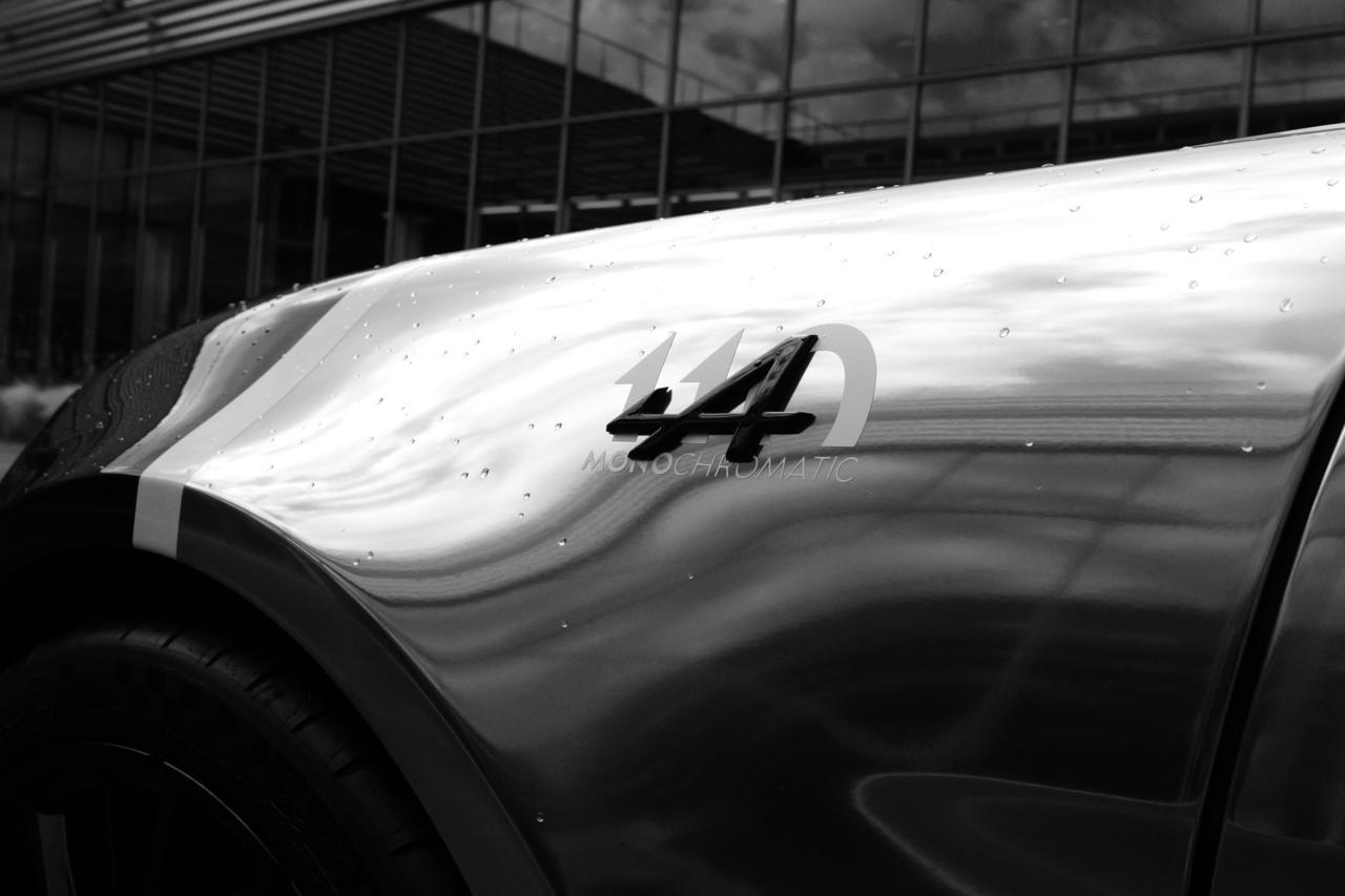 Diaporama et photos - Alpine A110 Monochromatic. Mathieu César réalise ...