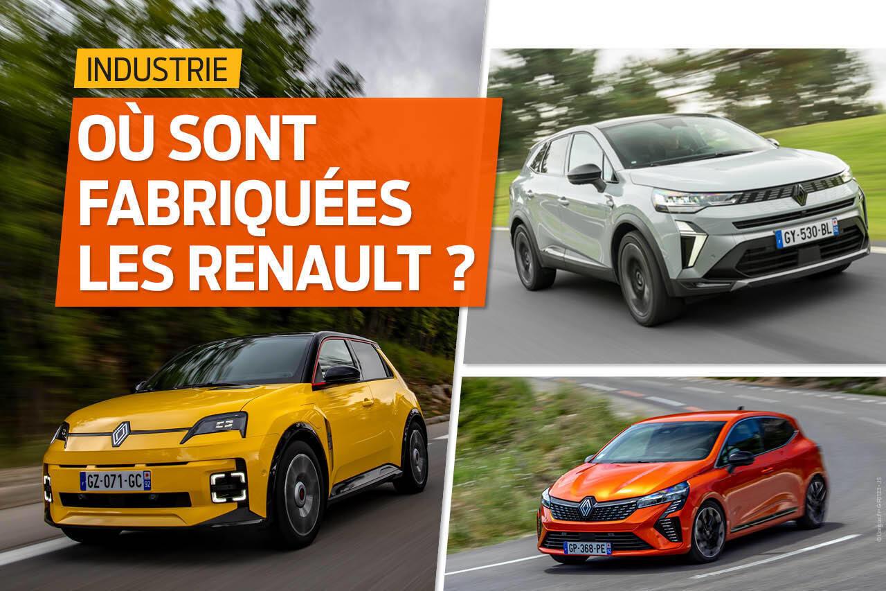 Renault. Où sont fabriqués les modèles de la gamme au losange