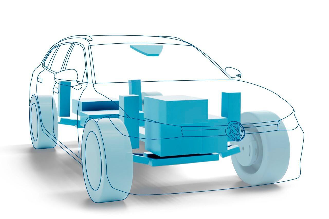 Photo 7 - Volkswagen présente la plate-forme MQB Evo comme "une matrice ...
