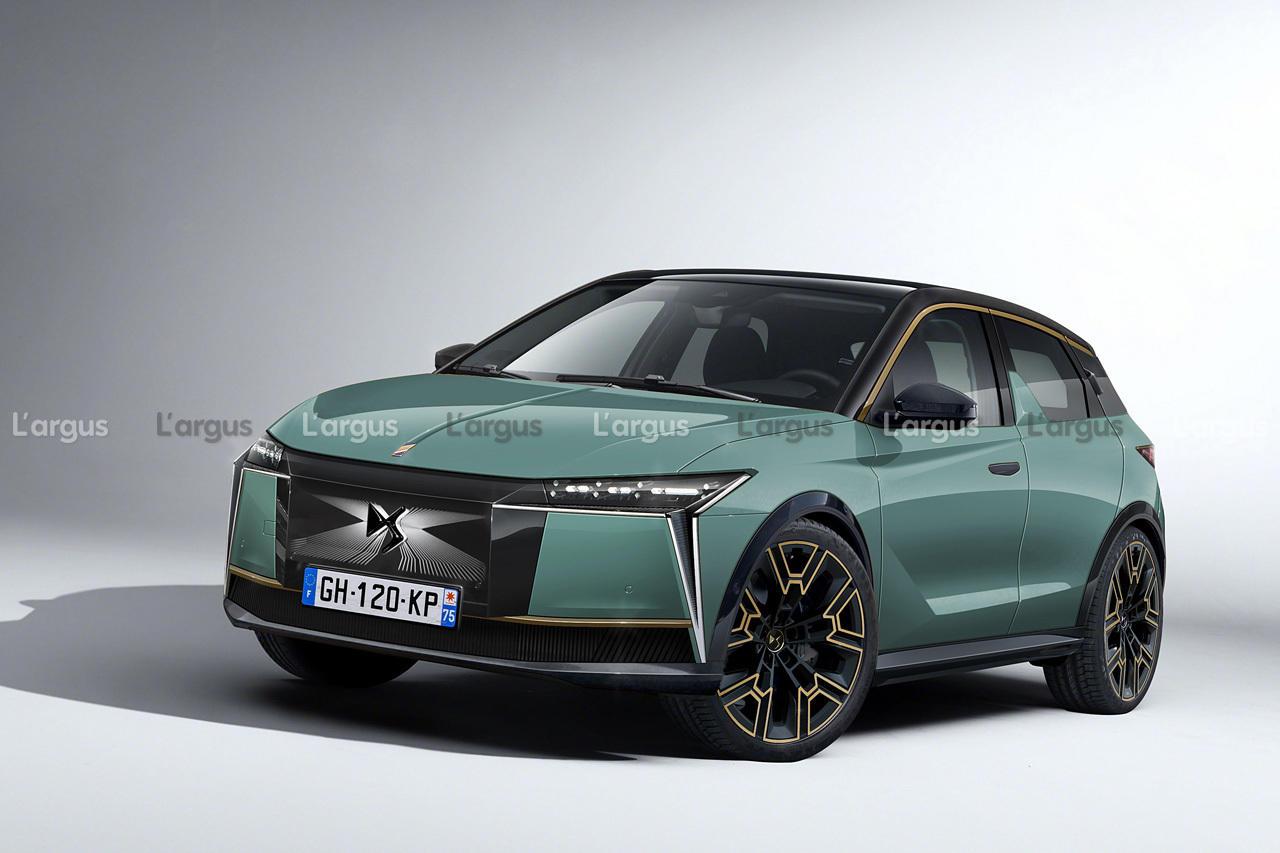 Photo 3 - Le N° 3 sera attribué à la citadine électrique qui remplacera la DS 3 E-Tense en 2027 ...