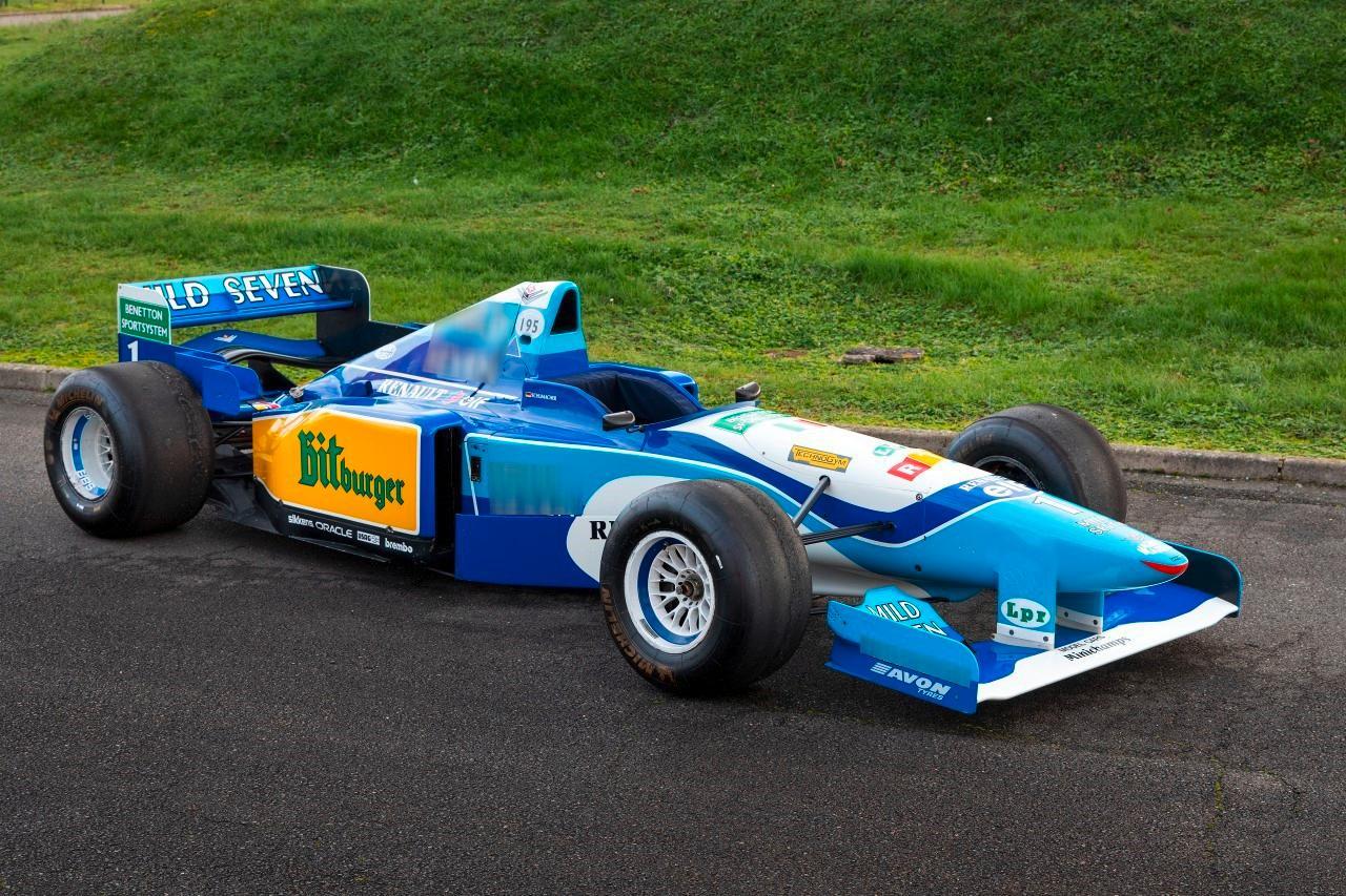 Photo 4 - Avec cette Benetton-Renault B195, Michael Schumacher remporta ...