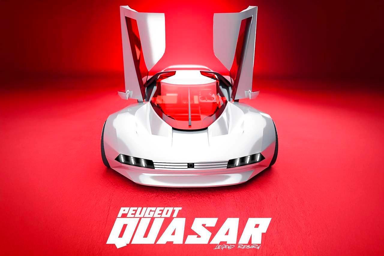 Photo 1 - Peugeot réimagine le concept Quasar de 1984. - Peugeot Quasar ...