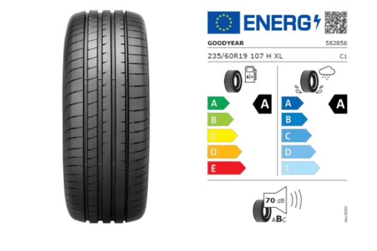 Photo 6 - Le pneu été Eagle F1 Asymmetric 3 SUV limite les bruits de roulement à 70 dB ...