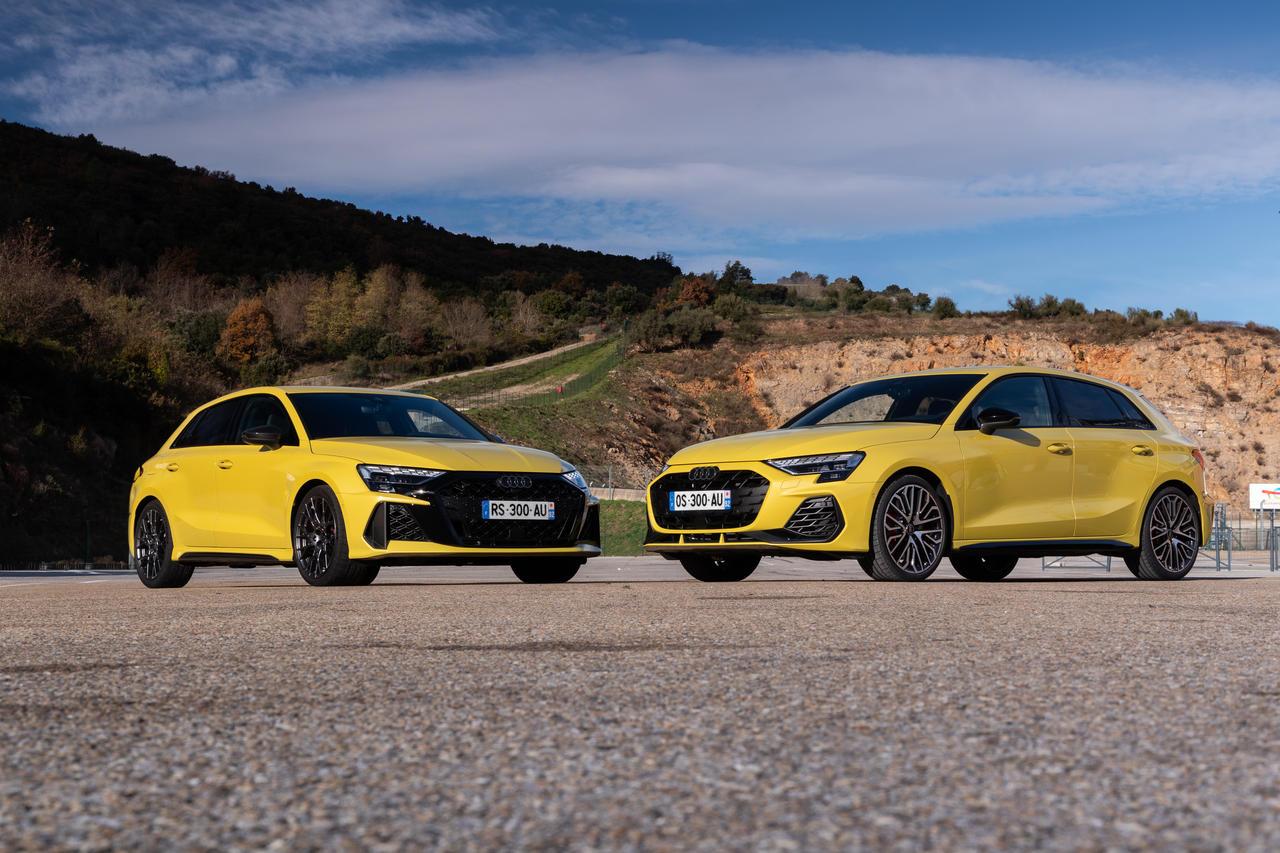 Diaporama et photos - Essai Audi S3 vs RS3 (2025). Le match sur circuit ...