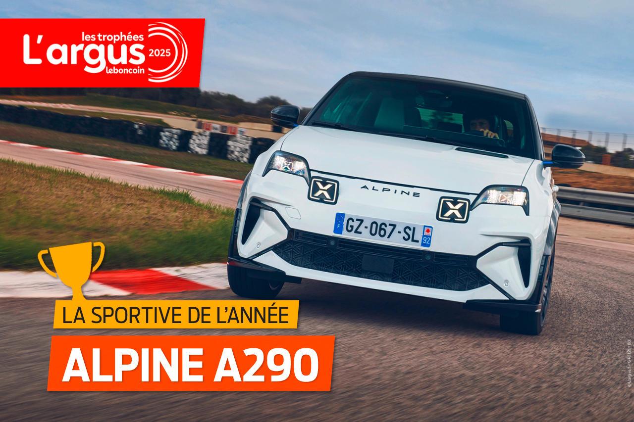 L’Alpine A290 décroche le prix de la Sportive 2025 aux Trophées de L’argus