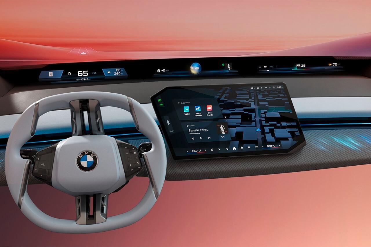 BMW Panoramic iDrive. Le tableau de bord des futurs modèles Neue Klasse ...
