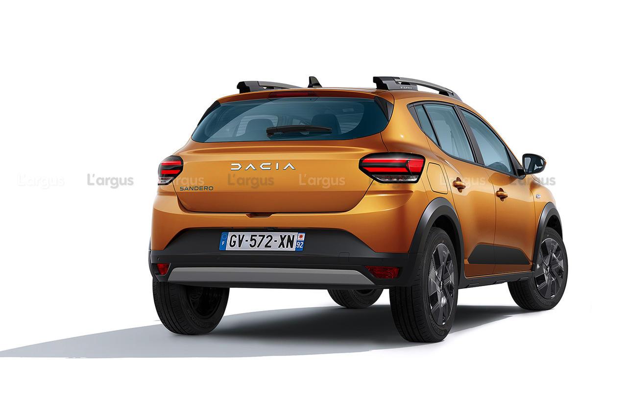 Photo 4 - dacia sandero 2026 arriere - La Dacia Sandero 3 sera restylée en 2026 et passera à l ...