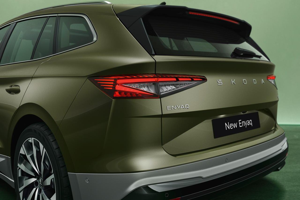 Photo 8 - La nouvelle teinte verte se nomme Olibo. - Nouveau Skoda Enyaq (2025). Le SUV ...