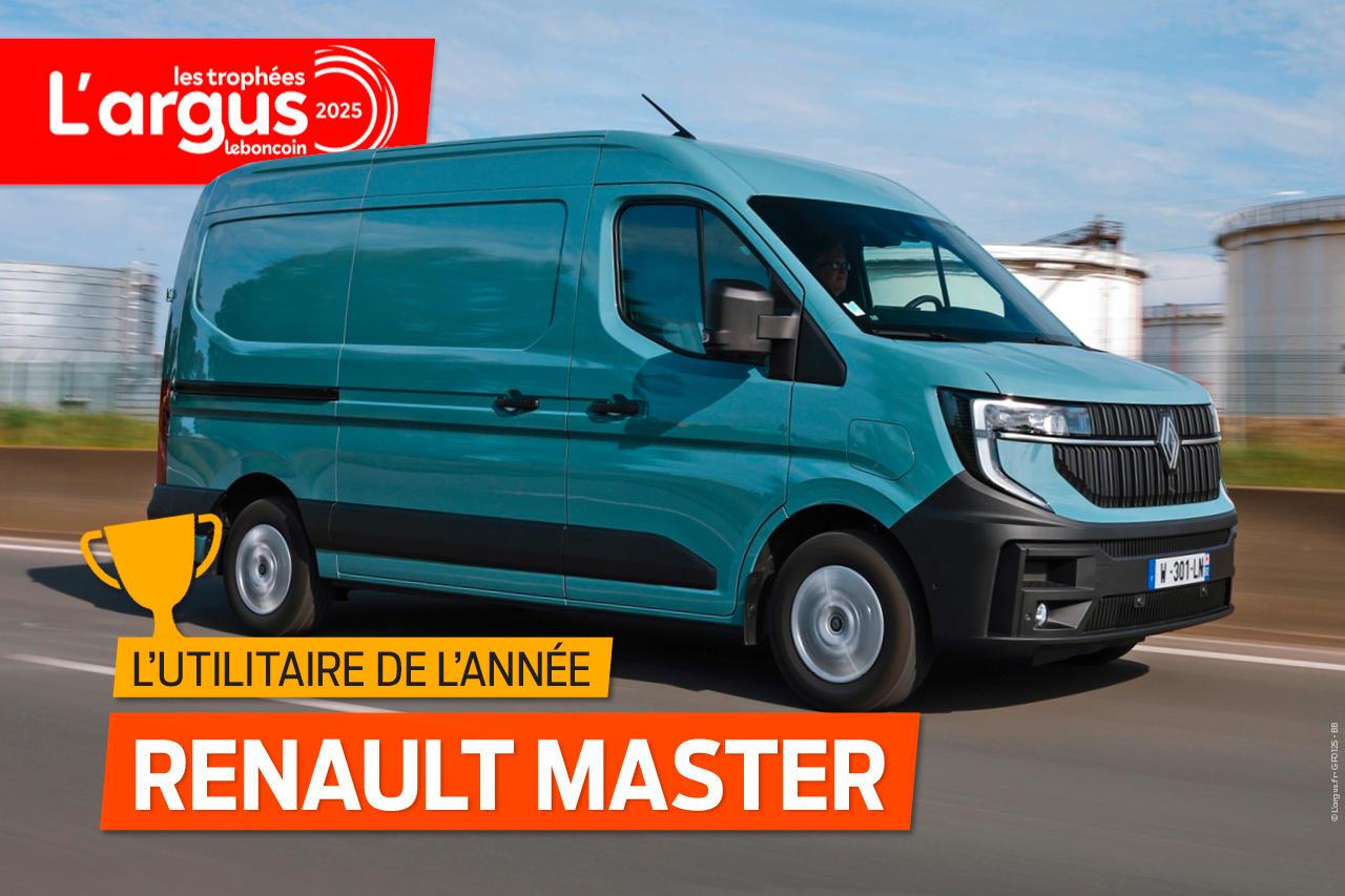 Le Renault Master élu Utilitaire 2025 aux Trophées de L’argus
