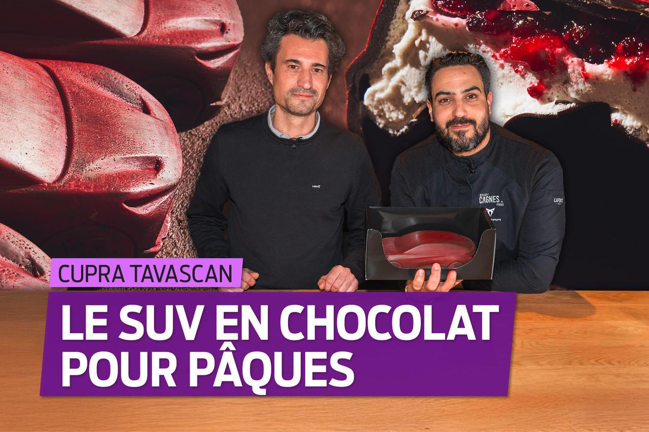 Le Cupra Tavascan revisité par le chef pâtissier Jeffrey Cagnes pour ...