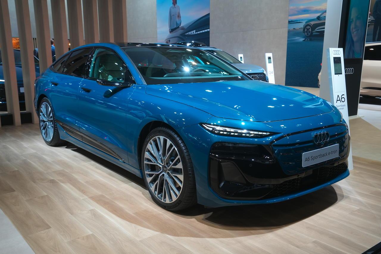 Photo 4 - audi a6 sportback e tron salon bruxelles janvier 2025 ...