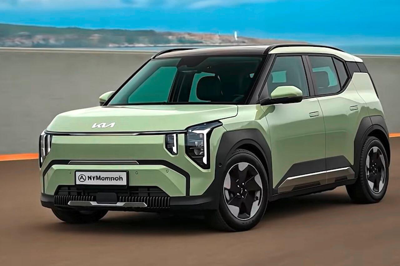 Photo - Le Kia EV2 pourrait bien ressembler à cette illustration. - Kia EV2 (2025). Design, prix ...