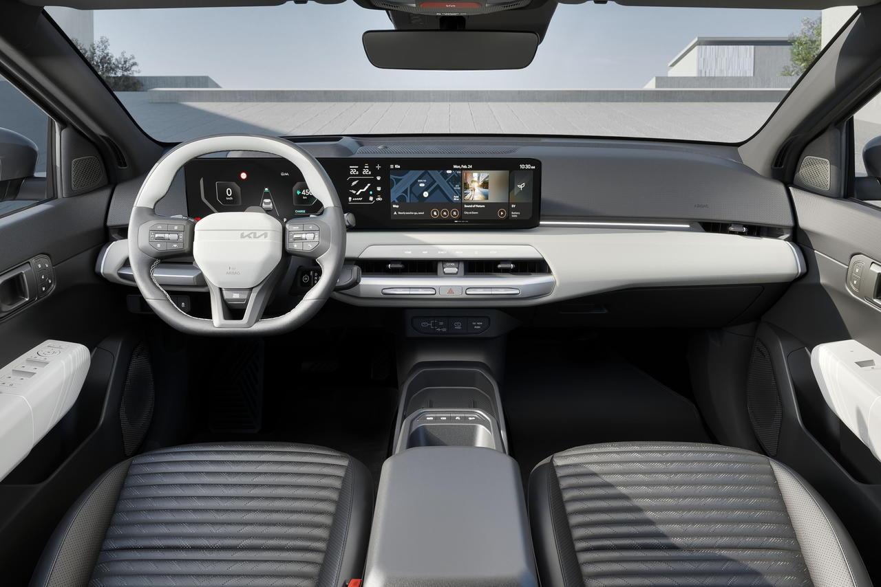 Photo 14 - L'EV4 GT-Line dispose d'une finition intérieure exclusive. - Kia EV4 (2025). Fiche ...