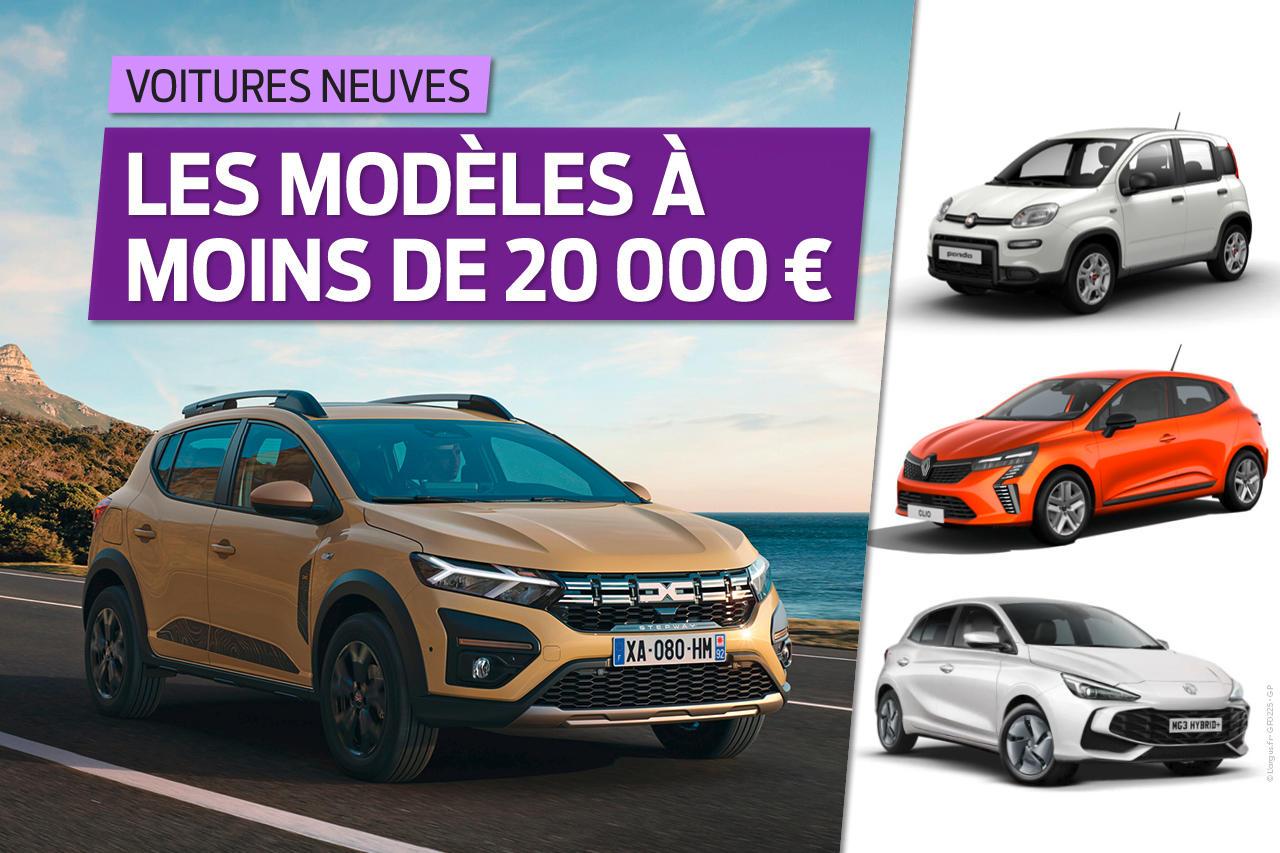 Voitures neuves à moins de 20 000 € : combien en reste-t-il