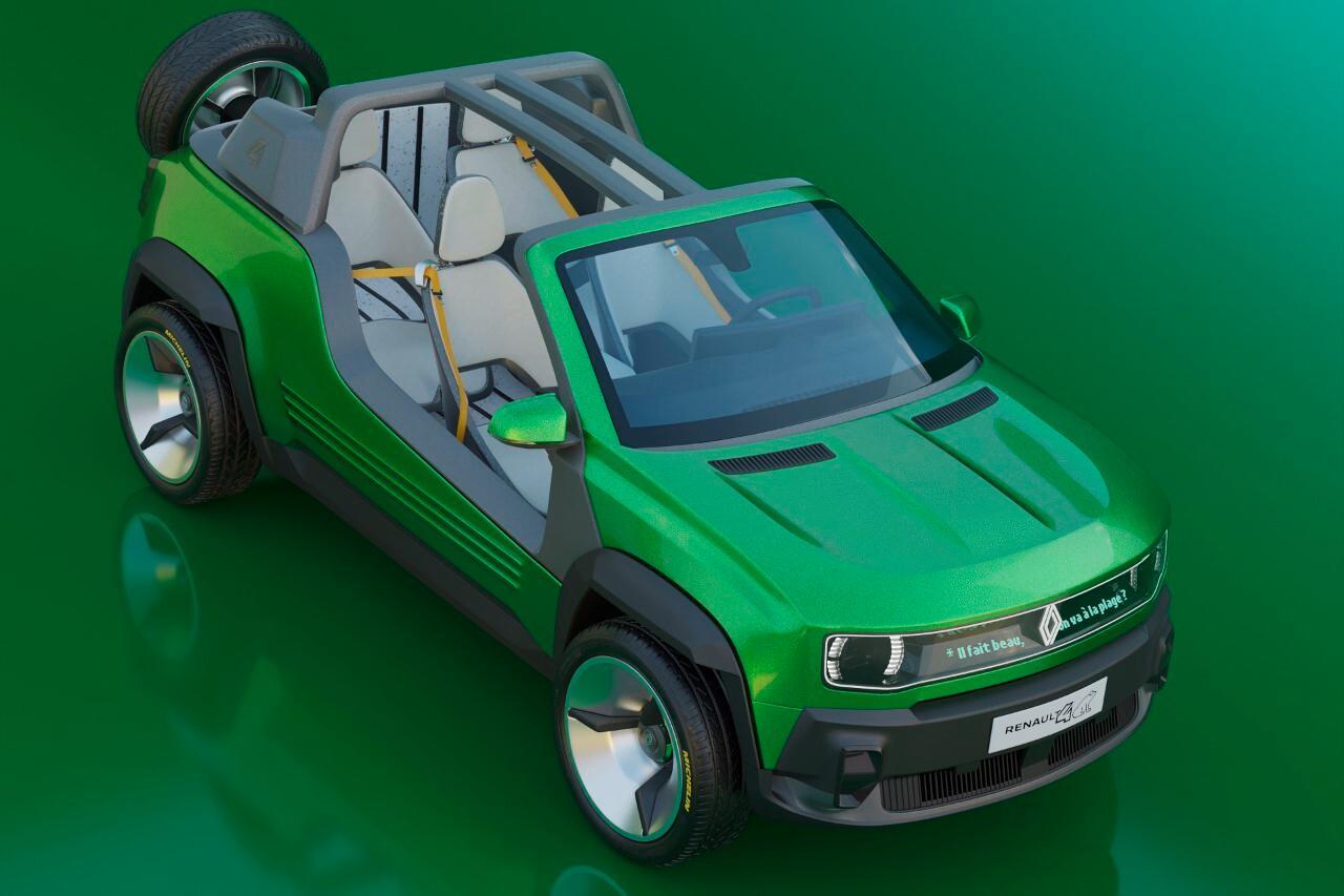 Photo 5 - Les arceaux ramènent de la rigidité. - Renault 4 (2025). A ...