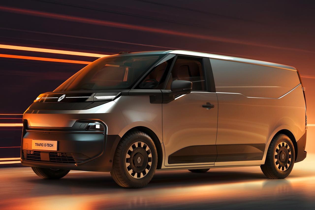 Renault Goelette, Estafette et Trafic E-Tech. Les fourgons électriques ...