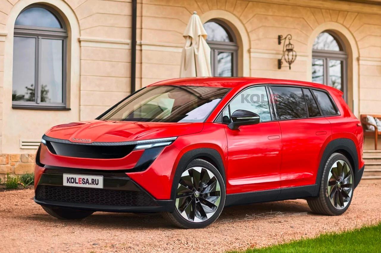 Photo 1 - Le futur SUV électrique familial de Skoda ressemblera ...