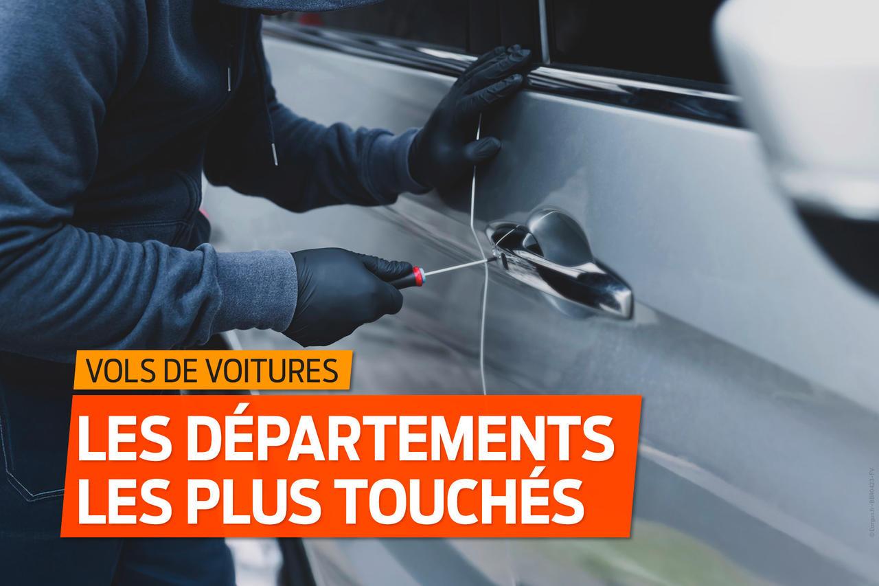 Vols de voitures. Quels sont les départements les plus touchés en 2024