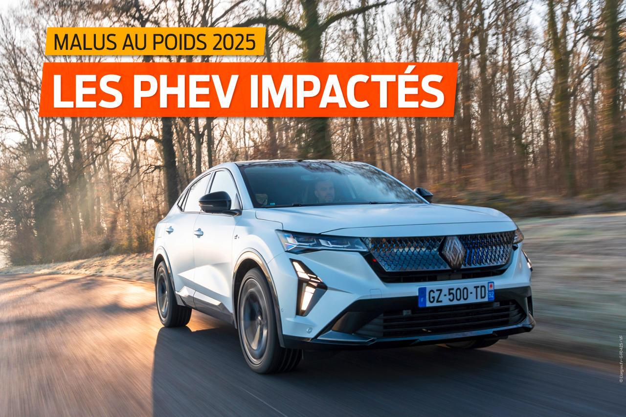 Malus au poids 2025. La liste des modèles hybrides rechargeables concernés