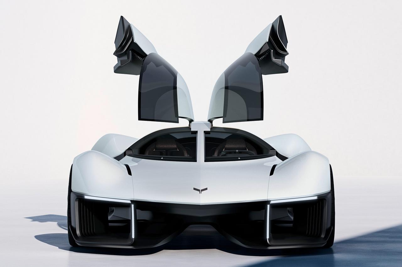 Photo 4 - Le coupé est doté de portes papillon. - Chevrolet Corvette C9 ...