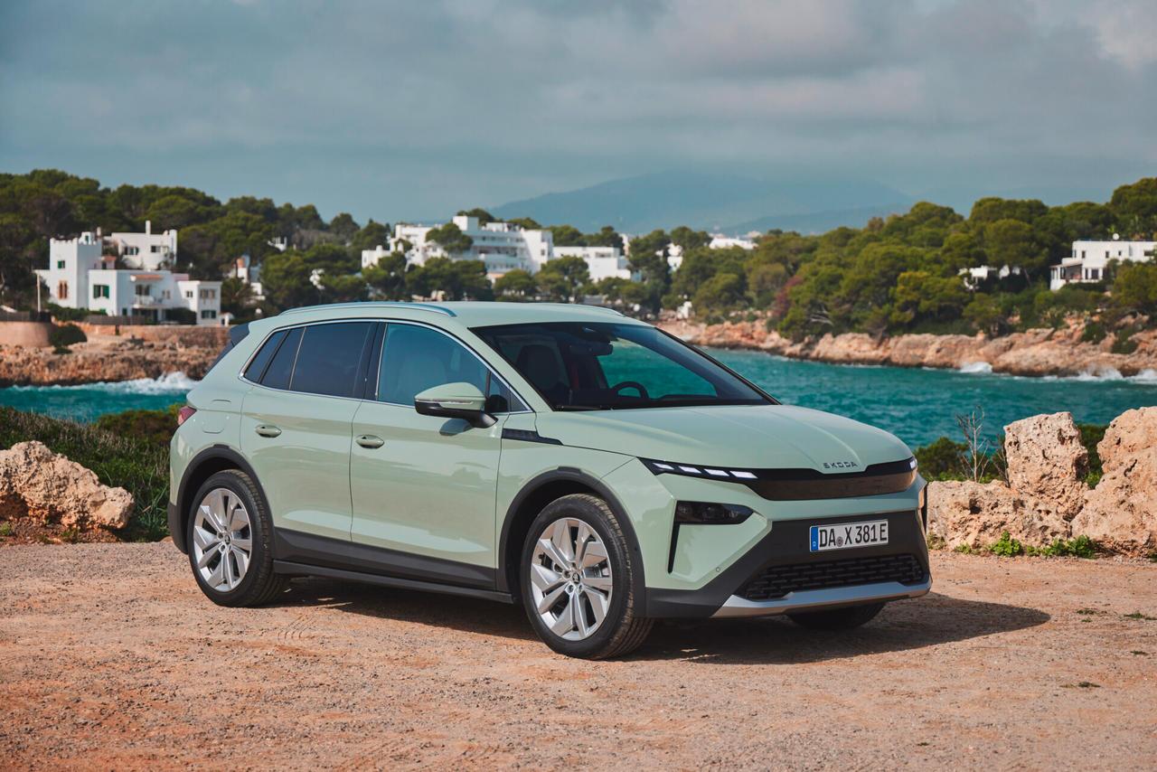 Photo 10 - Skoda Elroq vert - Essai Skoda Elroq (2025). Quelle est l'autonomie réelle du SUV ...