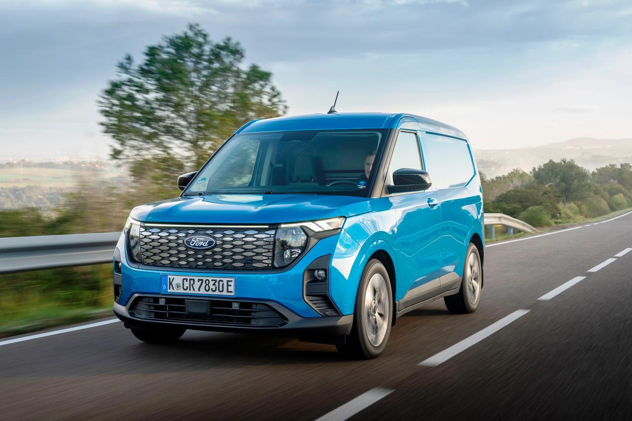 Essai Ford E-Transit Courier (2025). La petite fourgonnette branchée