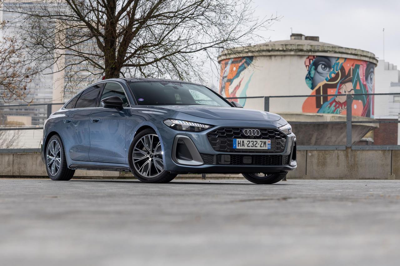 Photo 3 - Audi A5 2024 vue avant - Essai Audi A5 2.0 TFSI (2025). Notre avis sur la nouvelle ...