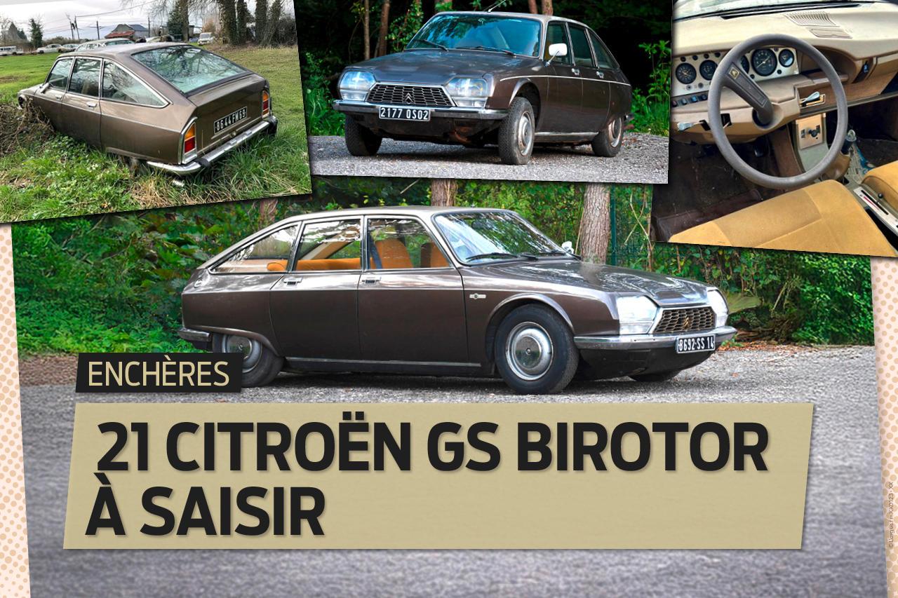 Diaporama et photos - Citroën GS Birotor. 21 exemplaires de la berline ...