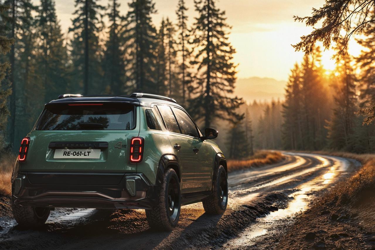 Photo 4 - Par rapport au modèle de série, cette R4 a été rehaussée et élargie. - Renault 4 ...