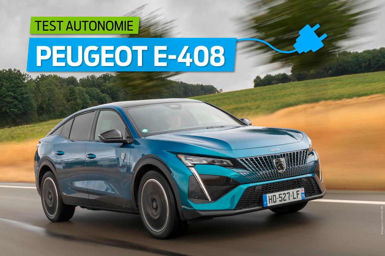 Essai Peugeot e-408 (2025). Quelle est l’autonomie réelle de la 408 électrique