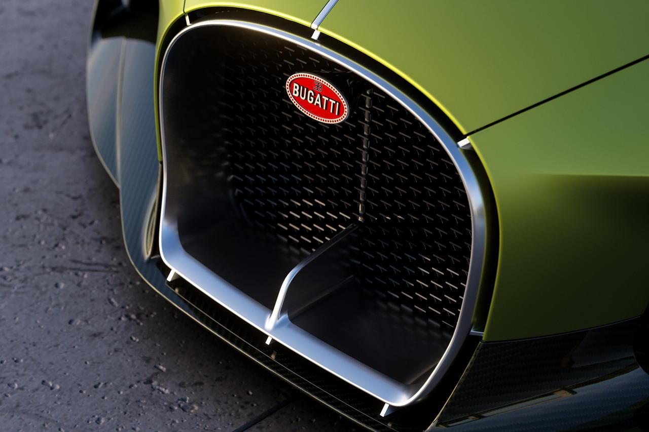 Photo 4 - La calandre en fer à cheval, symbole des modèles Bugatti ...