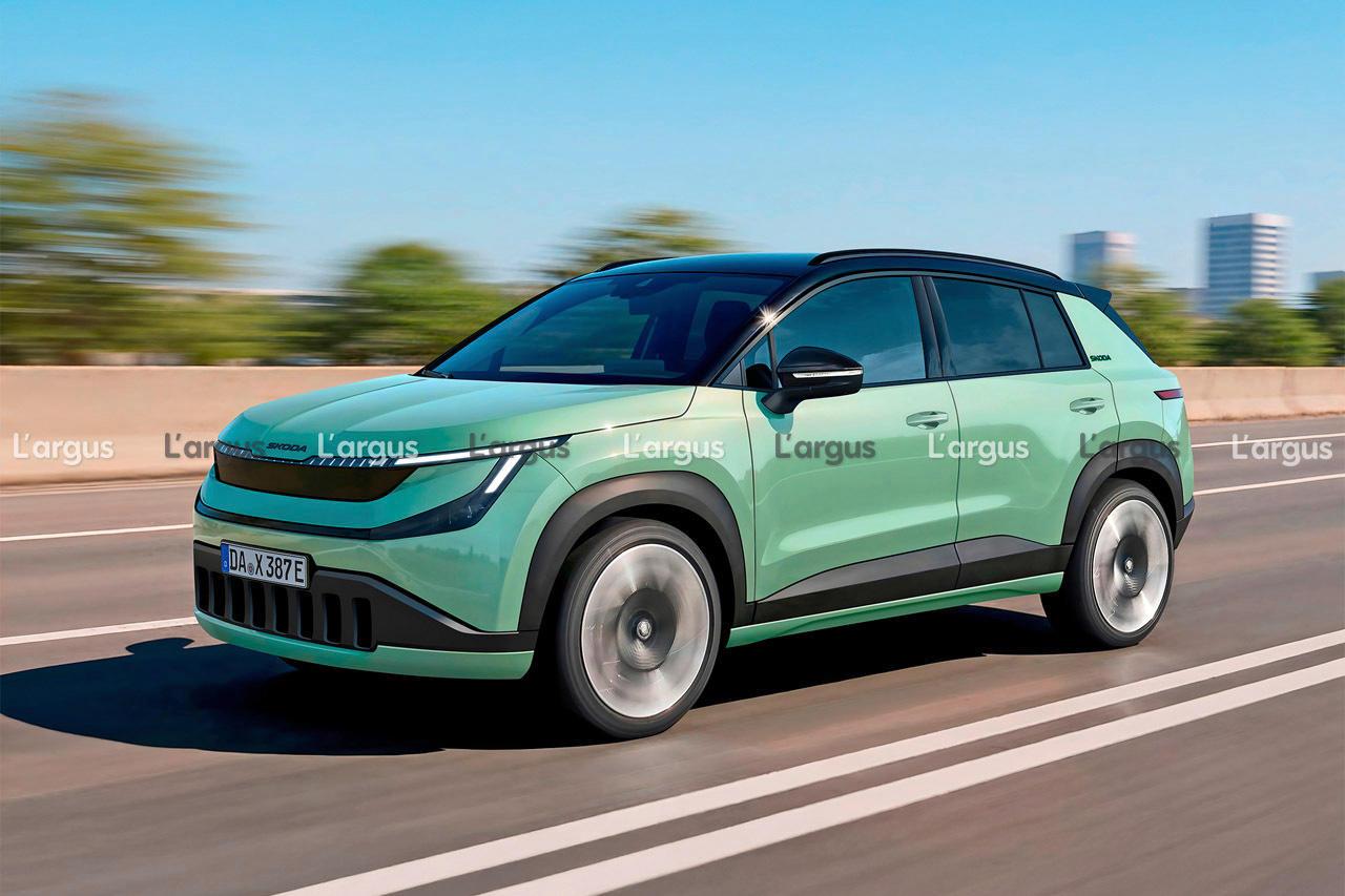 Photo 1 - Le Skoda Epiq de série devrait se rapprocher très fortement de cette illustration ...