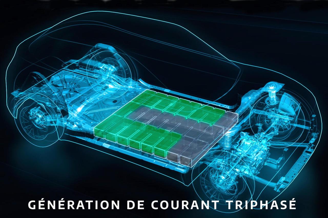 Photo 6 - Les modules sont directement intégrés au cœur des cellules de la batterie ...