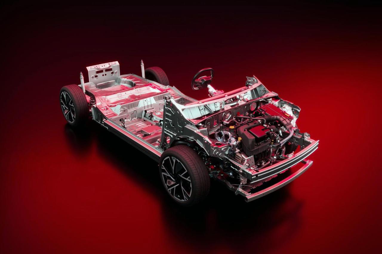 Photo 21 - La Clio 6 reste fidèle à la la plate-forme modulaire CMF-B ...