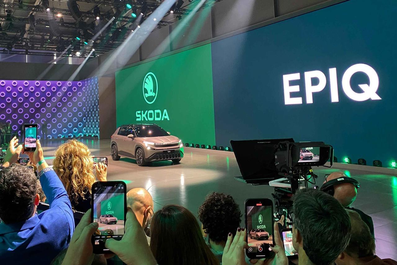 Photo - Skoda a présenté un nouveau concept présentant son SUV Epiq en marge du Salon de Munich ...