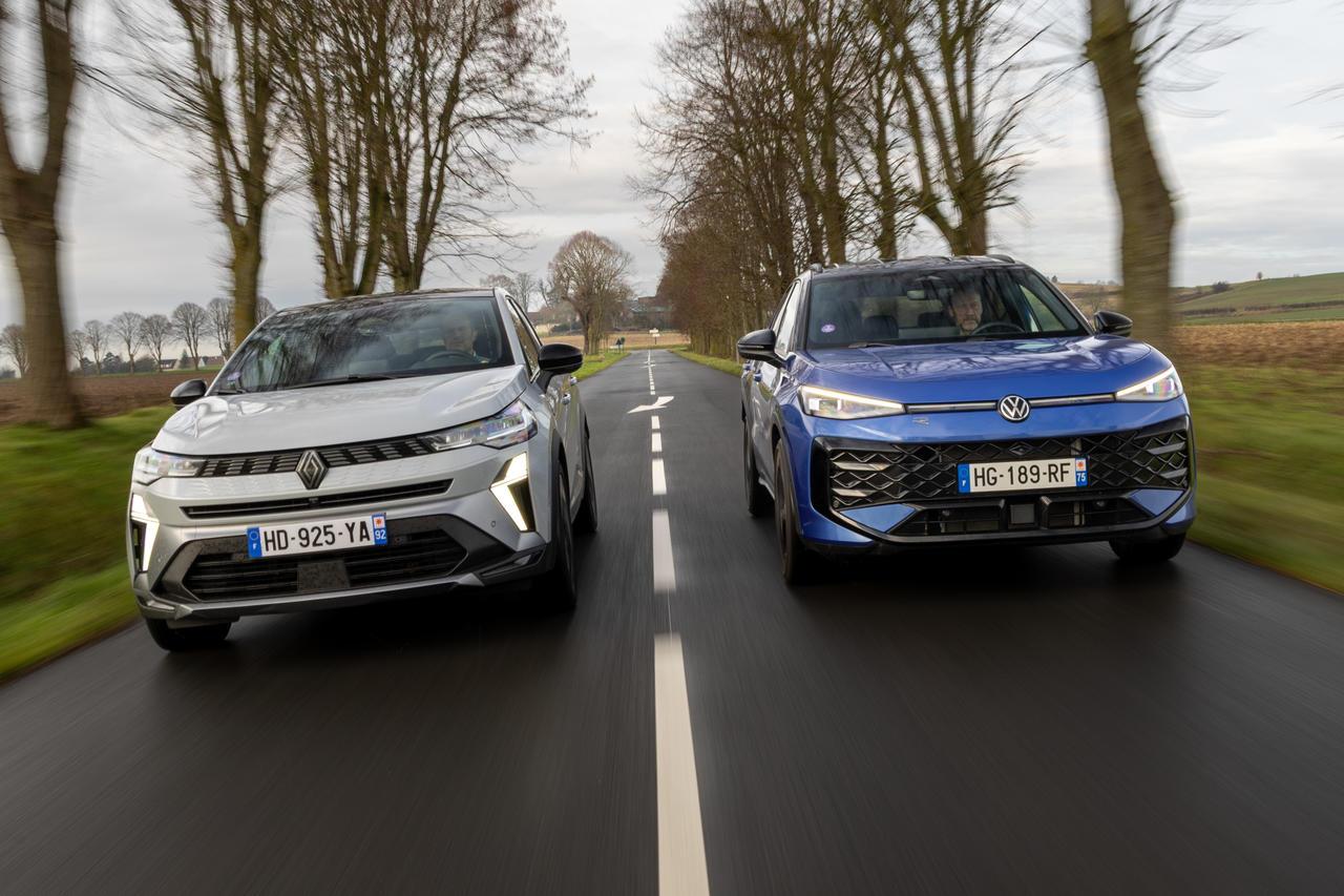 Diaporama et photos - Essai comparatif SUV hybride. Le Volkswagen T-Roc ...