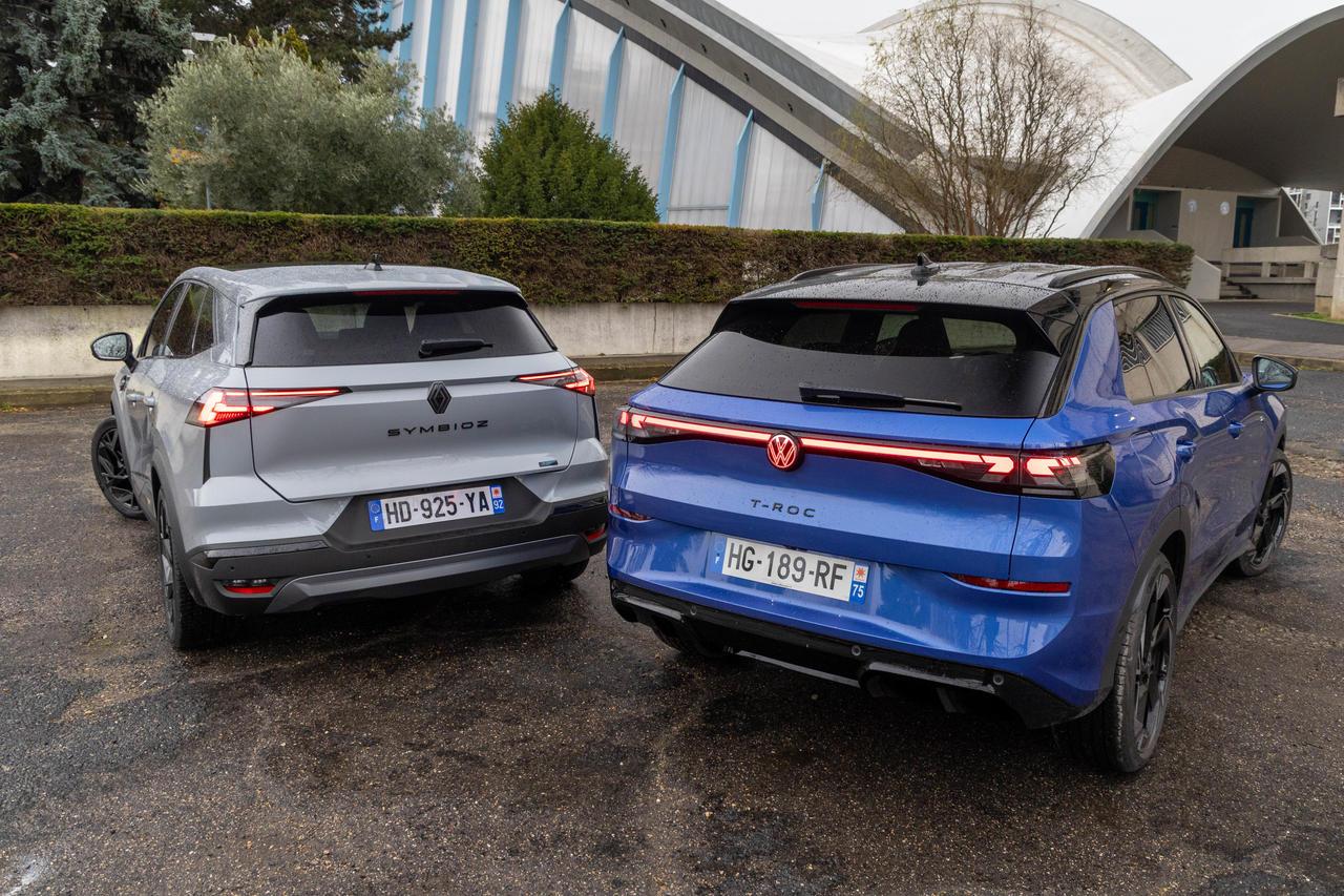 Diaporama et photos - Essai comparatif SUV hybride. Le Volkswagen T-Roc ...