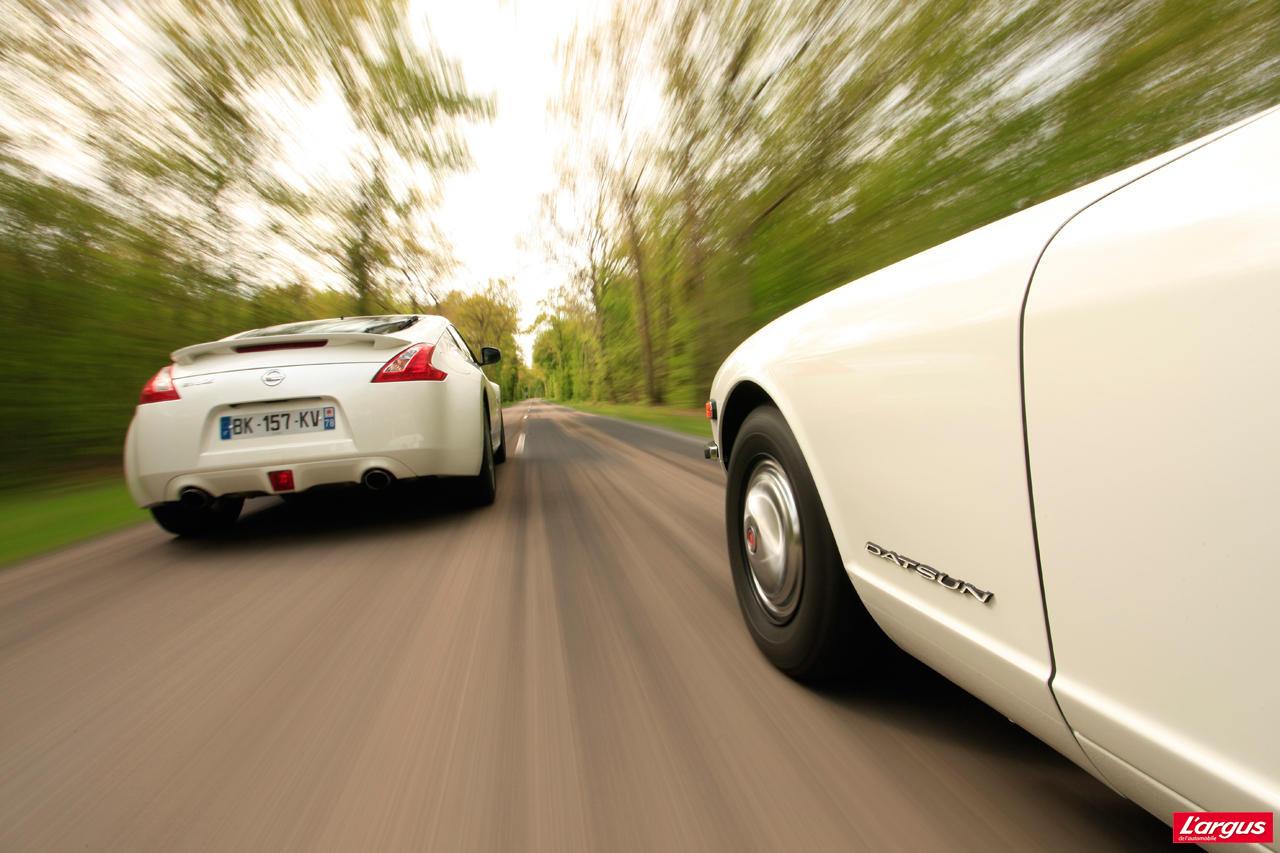 Diaporama et photos - Datsun 240Z vs Nissan 370Z : c'était mieux avant ? | L'Argus