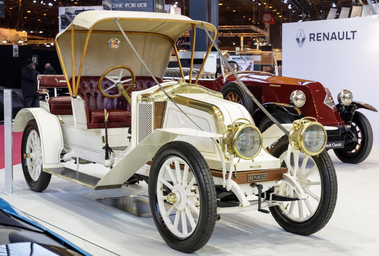 Photo 21 - Renault Type CH (1911) vue avant couleur blanche ...