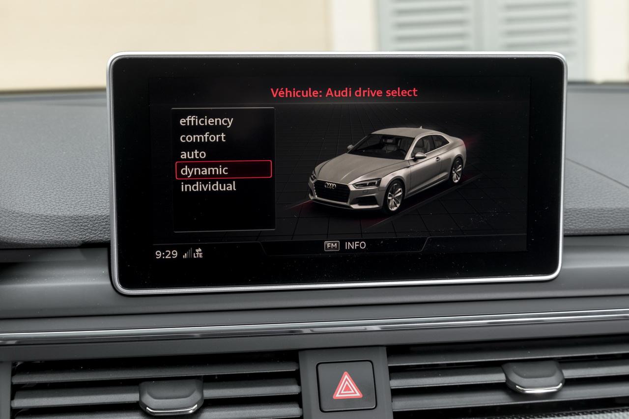 Photo 41 - audi s5 coupé 2017 écran drive select dynamic - Essai Audi ...