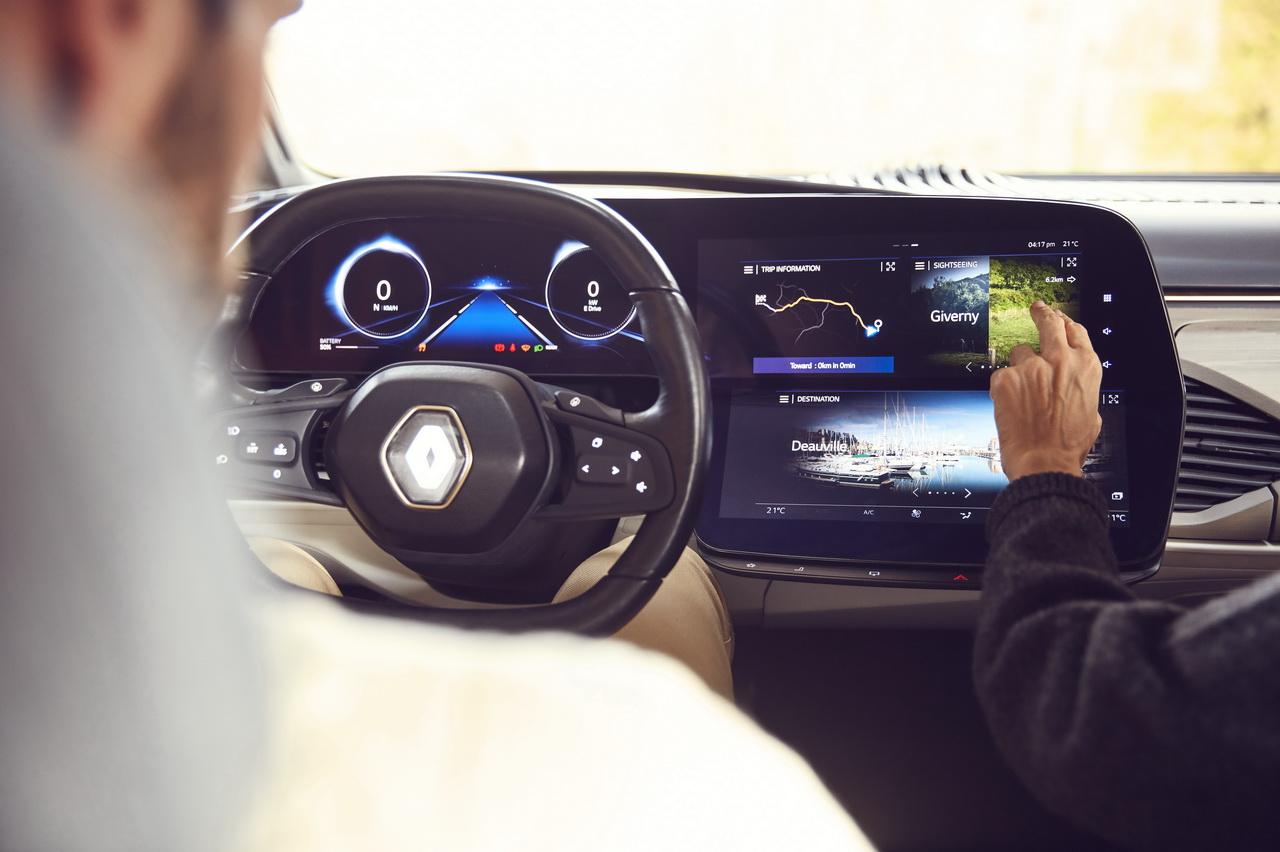 Photo 15 - Console centrale renault symbioz demo car - Voiture autonome ...