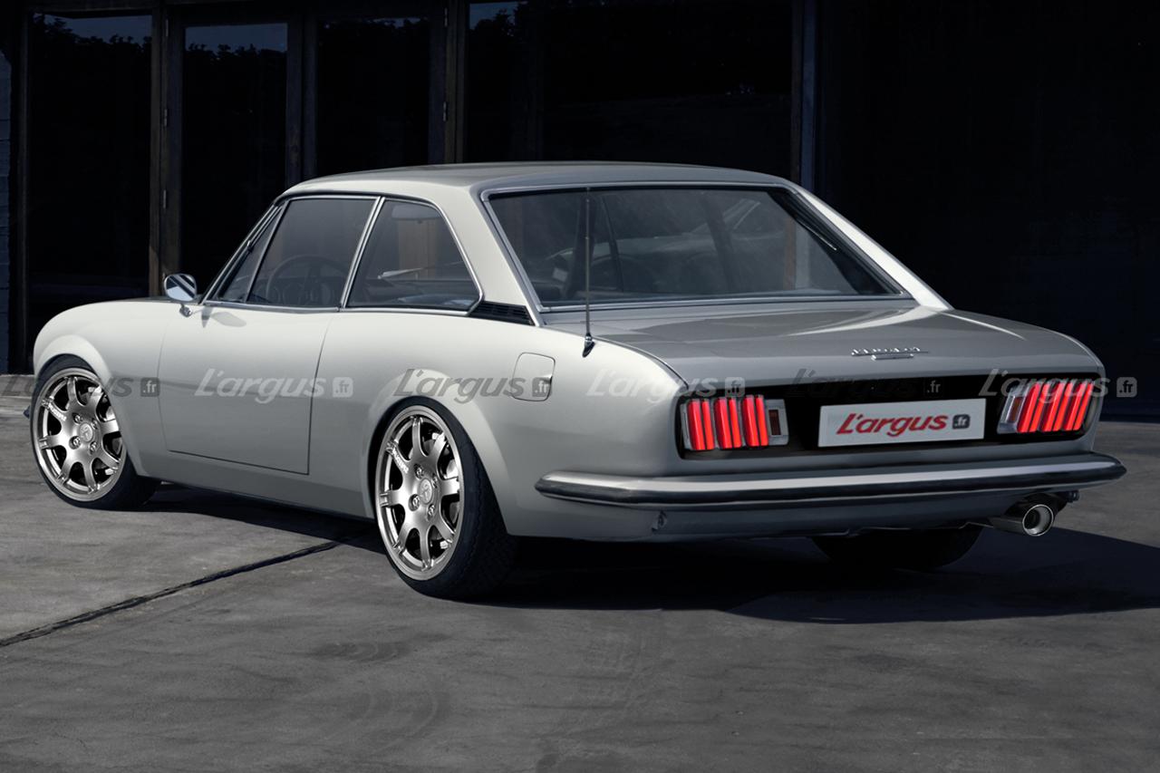 Diaporama et photos - Peugeot 504 Coupé Restomod : « notre » coupé 504 ...