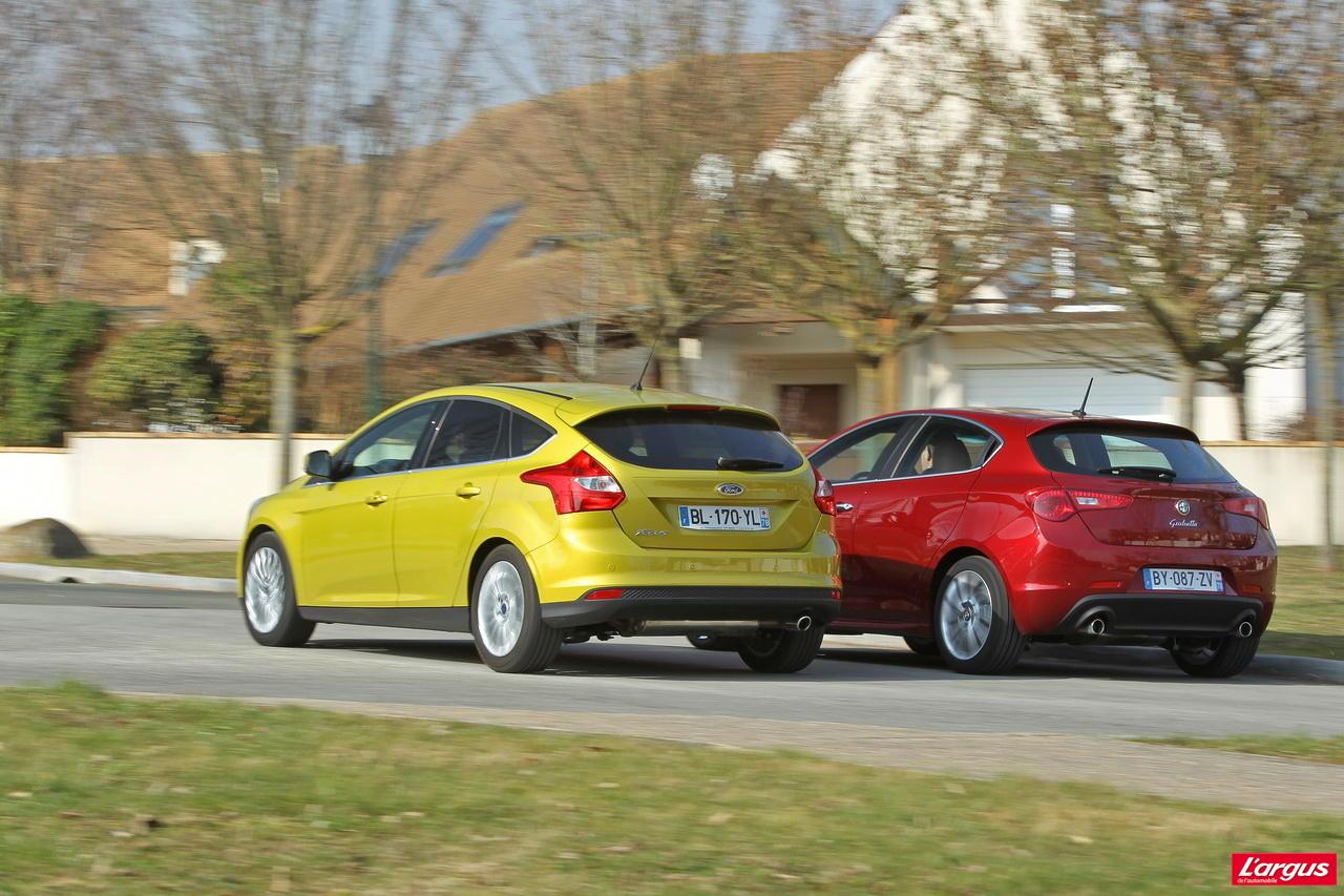 Photo 4 - L'Alfa Giulietta TCT face à la Ford Focus Powershift