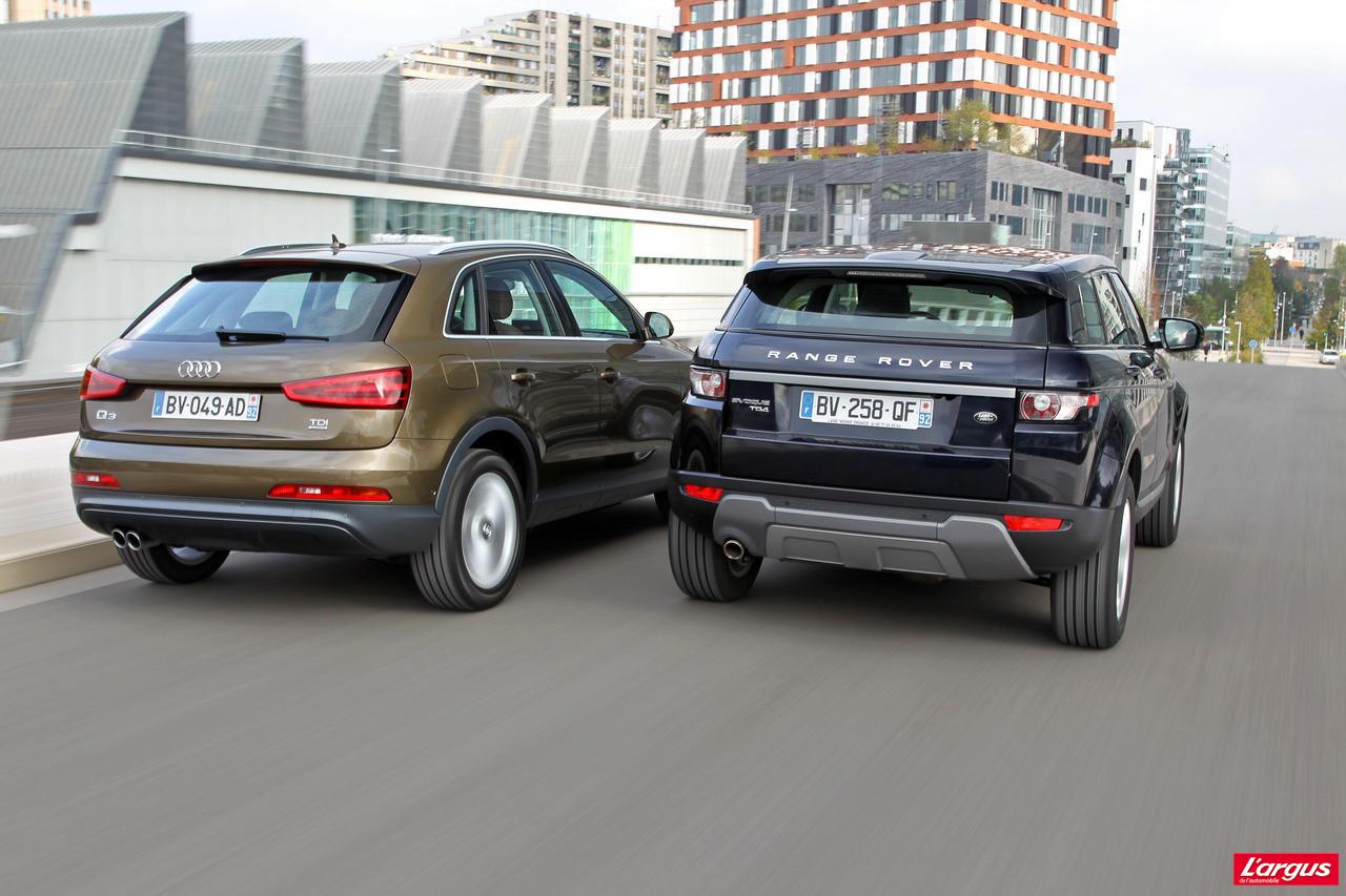 Photo 37 - Essai comparatif : l'Audi Q3 affronte le Land Rover Evoque