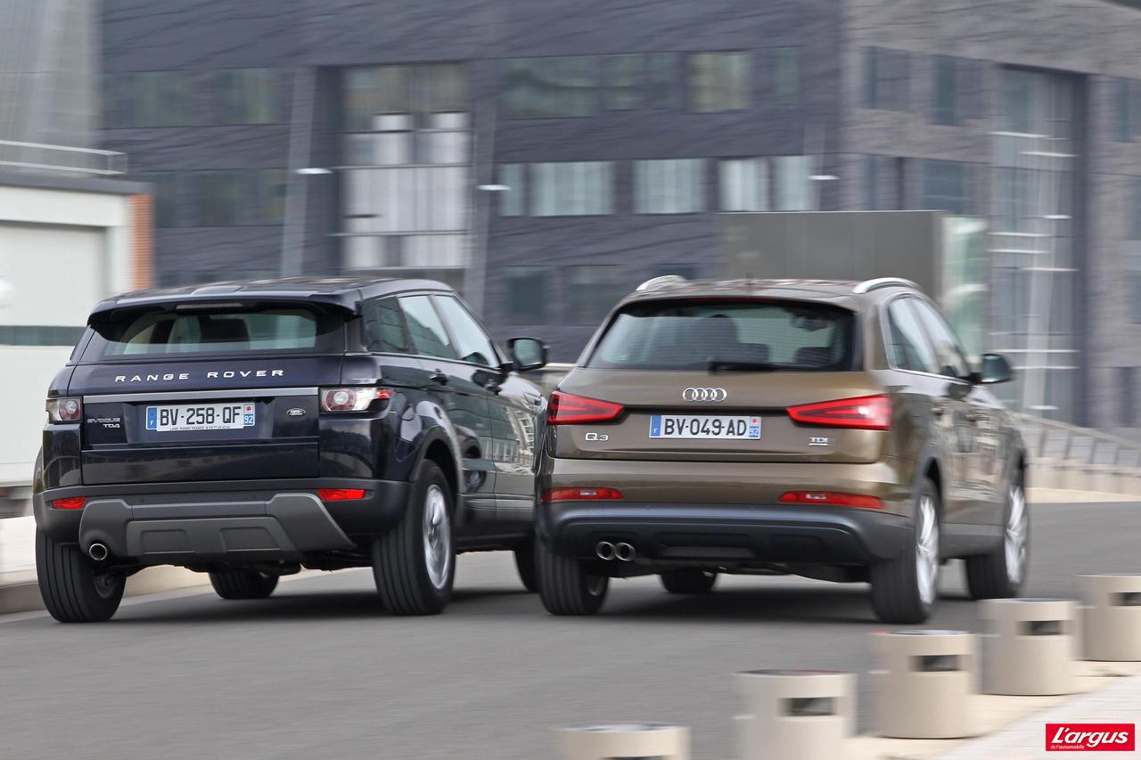Photo 39 - Essai comparatif : l'Audi Q3 affronte le Land Rover Evoque
