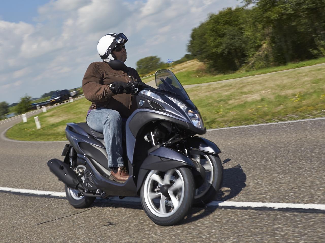 Essai du scooter à trois roues Yamaha 125 Tricity